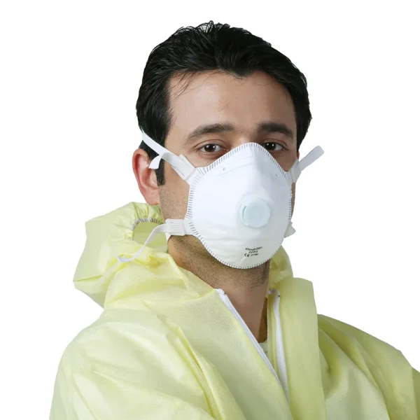 White FFP3 Respirator with Valve EN149 Certified | CE Approved High ...